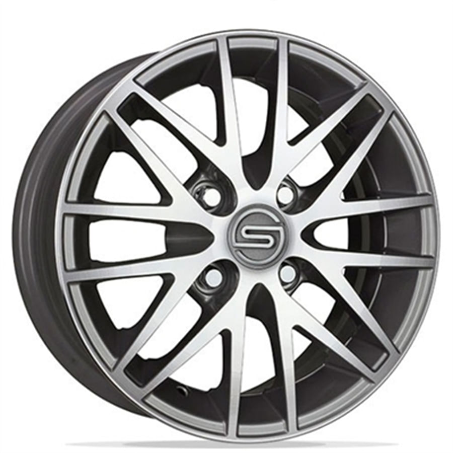 Roda Scorro S 225 Aro 14 - Diamantada com fundo claro - leandrinistore