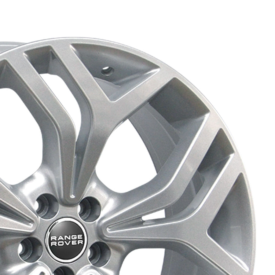 Jogo de Roda Land Rover Velar 2018 Aro 22 - Prata - leandrinistore