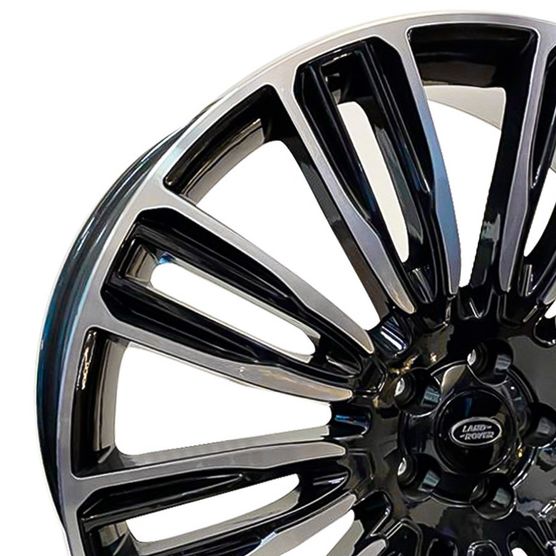 Jogo Roda KR L4 Land Rover Velar Aro 22 - Preta Diamantada - leandrinistore