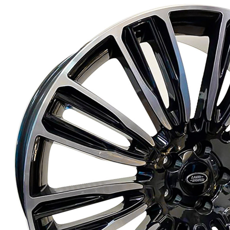 Jogo Roda KR L4 Land Rover Velar Aro 22 - Preta Diamantada - leandrinistore