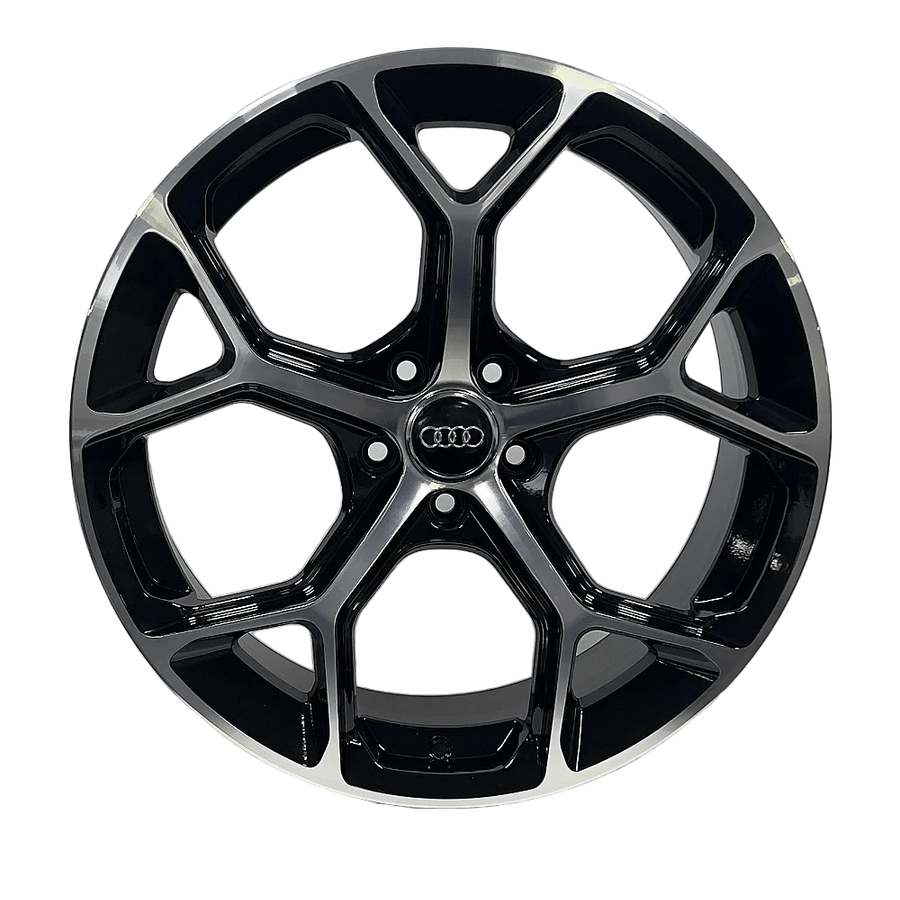 Jogo Roda Audi RS5 Aro 20 - Preta Diamantada - leandrinistore