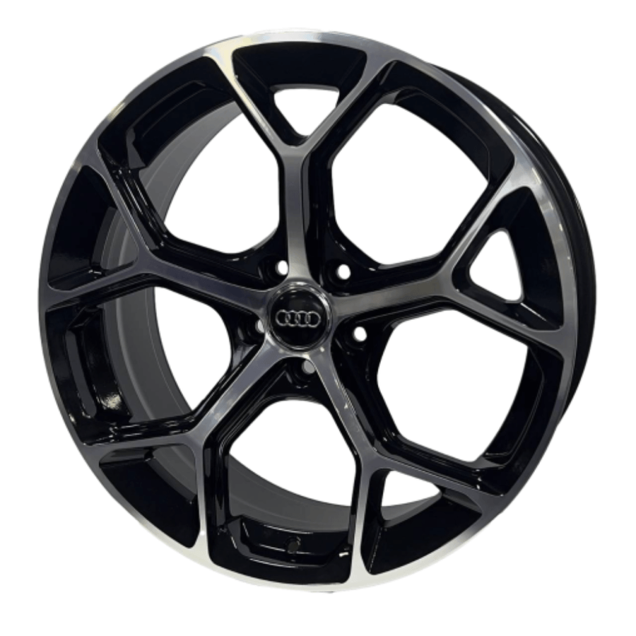 Jogo Roda Audi RS5 Aro 20 - Preta Diamantada - leandrinistore