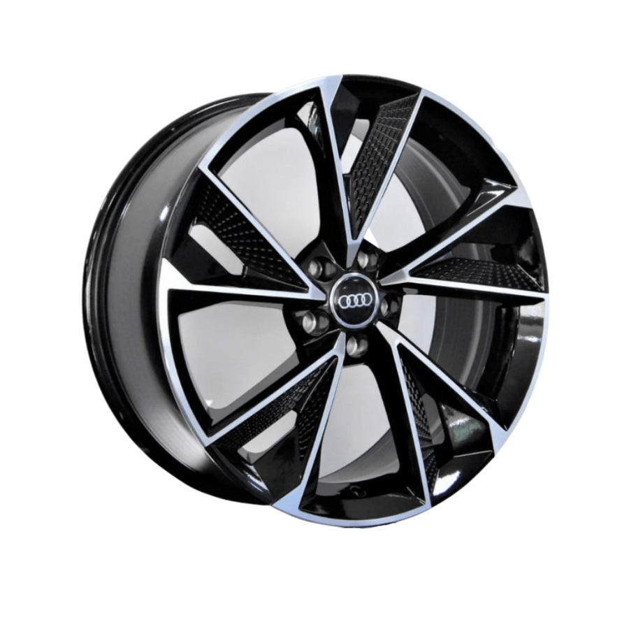 Jogo Roda Audi RS7 Aro 20 - Preta Diamantada - leandrinistore