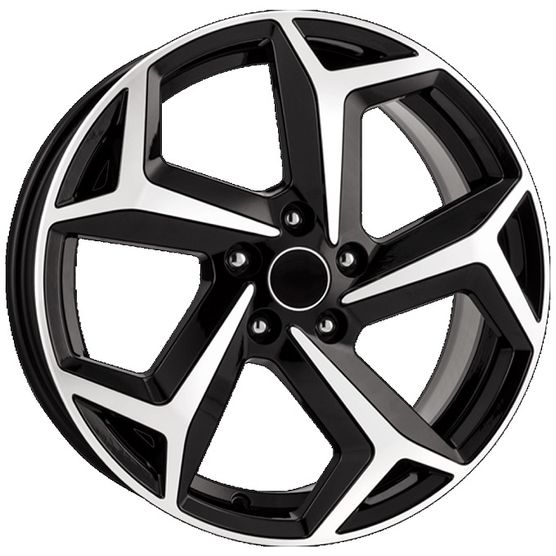 Jogo Roda KR S23 Aro 17 - Preta Diamantada - leandrinistore