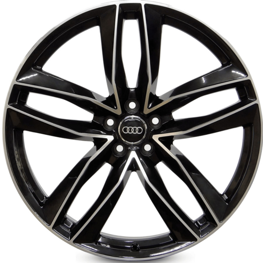 Jogo Roda Audi RS6 Aro 19 - Preta Diamantada - leandrinistore