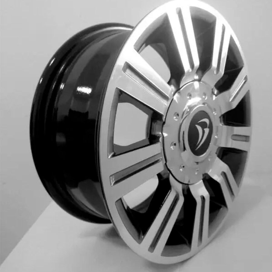 JOGO RODA BRW 600 EVOQUE ARO 14 - GRAFITE DIAMANTADA - leandrinistore