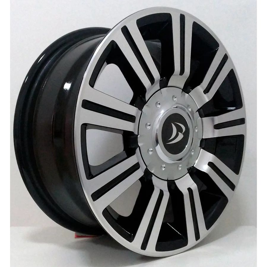 JOGO RODA BRW 600 EVOQUE ARO 14 - PRETA DIAMANTADA - leandrinistore