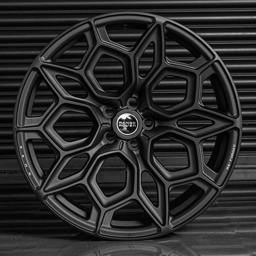 Jogo Roda Forjada Land Rover Kahn Type 57 Aro 23 - Preta - leandrinistore