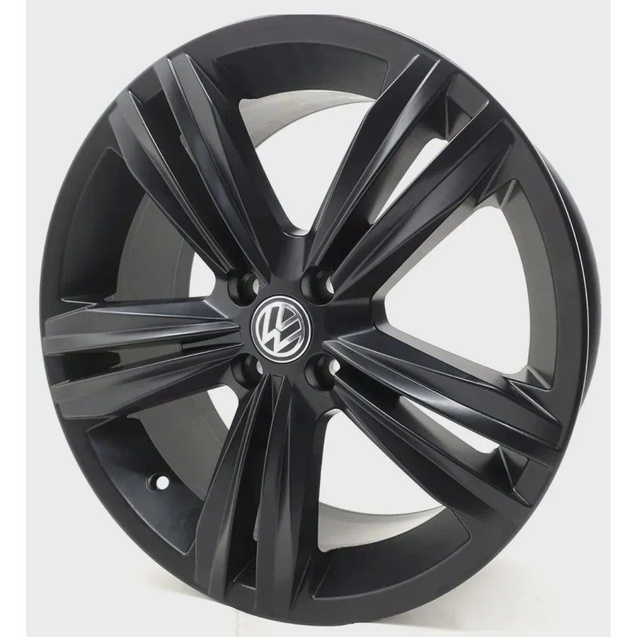 Jogo Roda KR S18 Volkswagen Tiguan R-Line Aro 20- Preta Fosca - leandrinistore