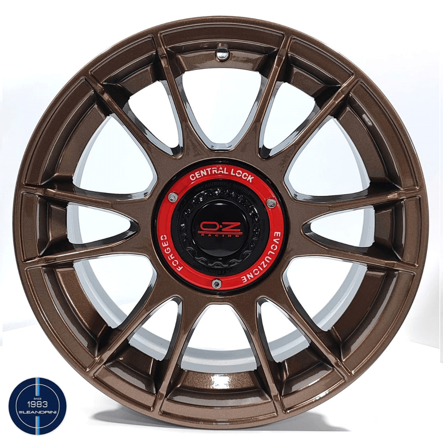 Jogo Roda Modelo OZ Ultraleggera Aro 17 - Bronze - leandrinistore